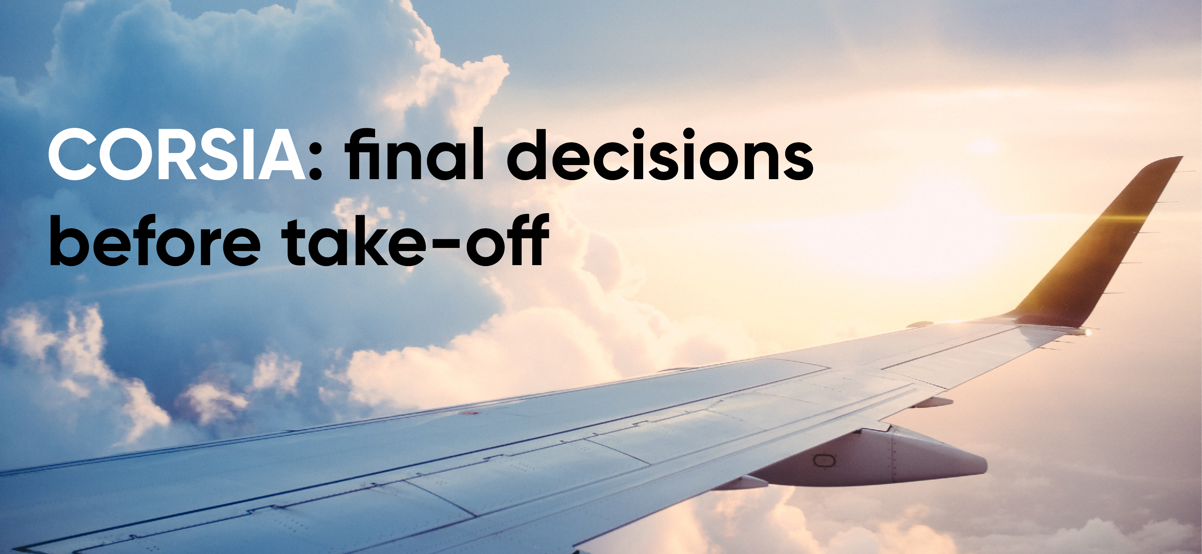 CORSIA: Final decisions before take-off